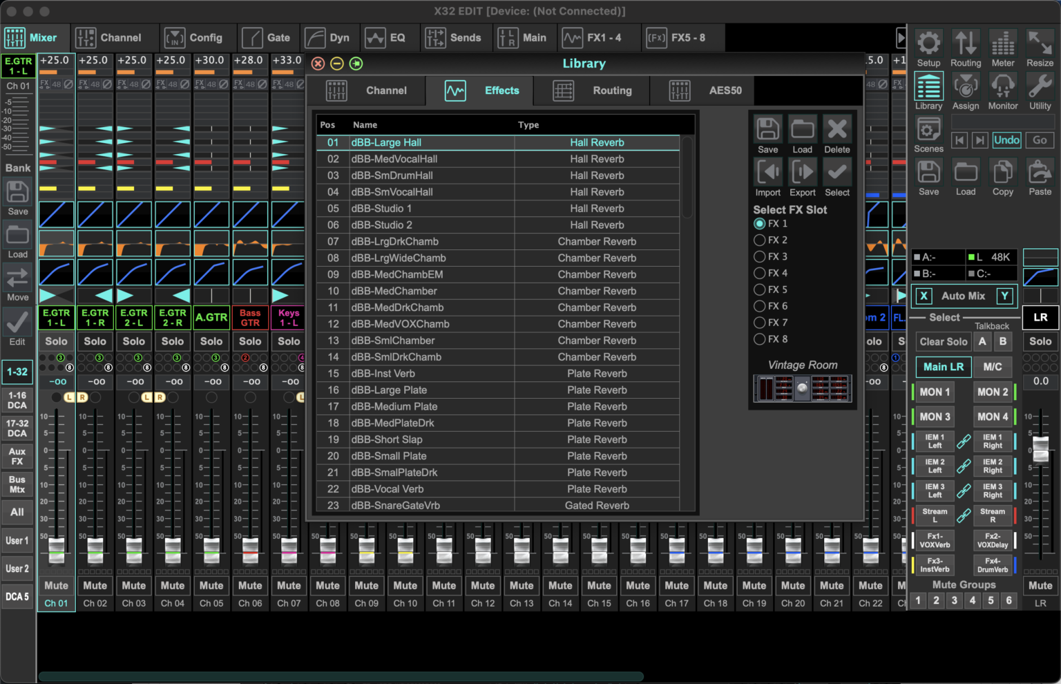 X32 Effects Presets for X32 & M32 | Drew Brashler