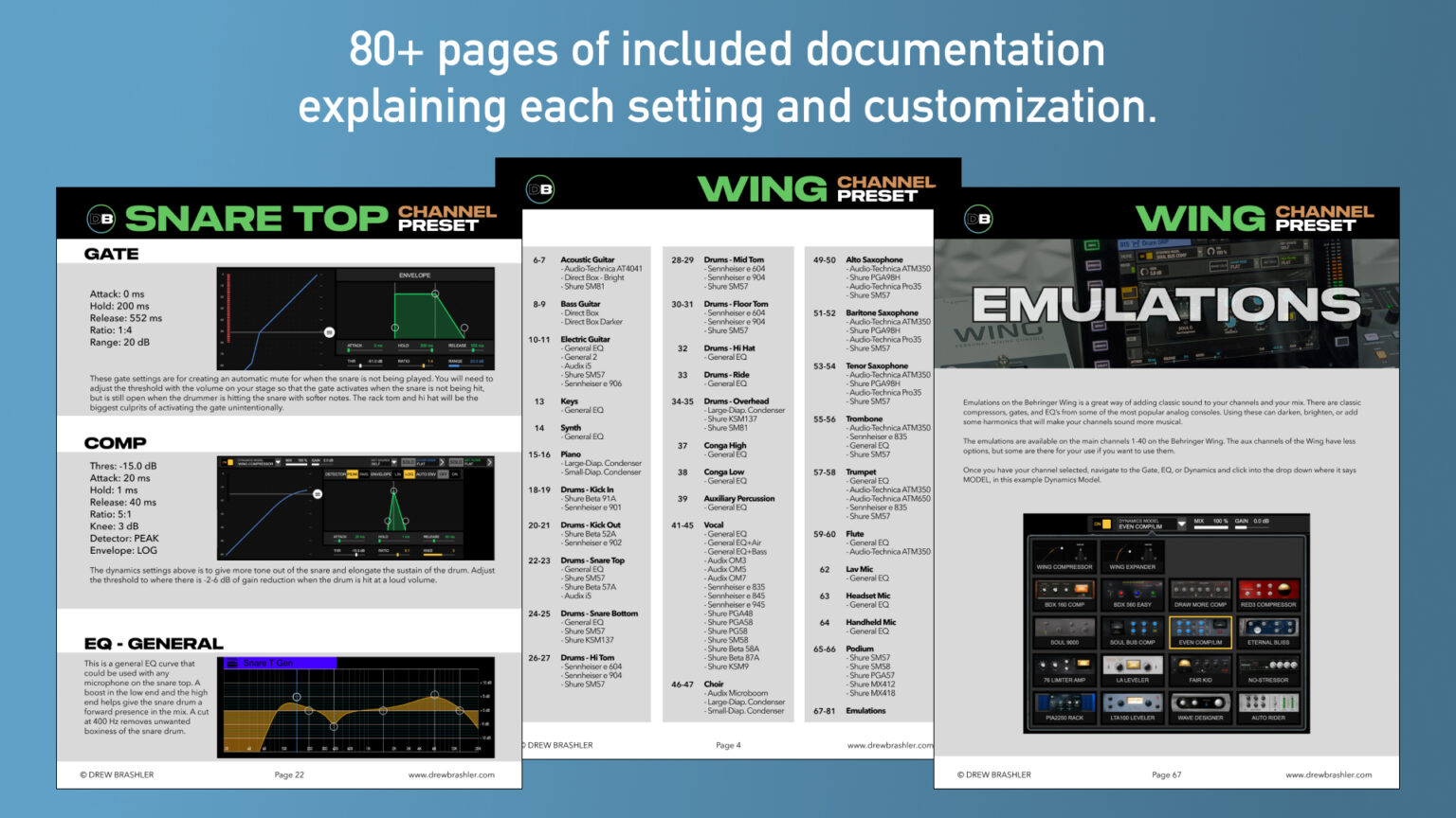 Behringer WING Library Download - Drew Brashler